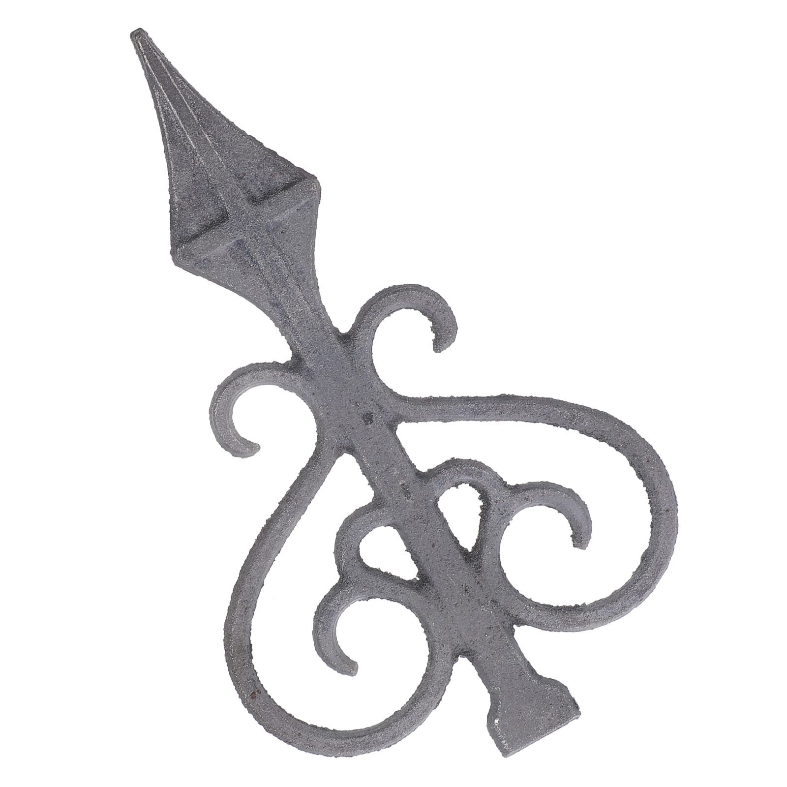 Wrought Iron Fence Metal Post Finials Pointed Shape Farmhouse ...
