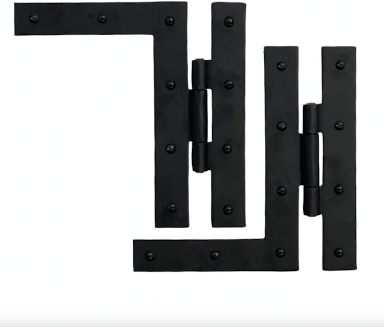 Wrought Iron HL Hinge Pair with Vintage Door Hardware 7 Inch - Walmart.com