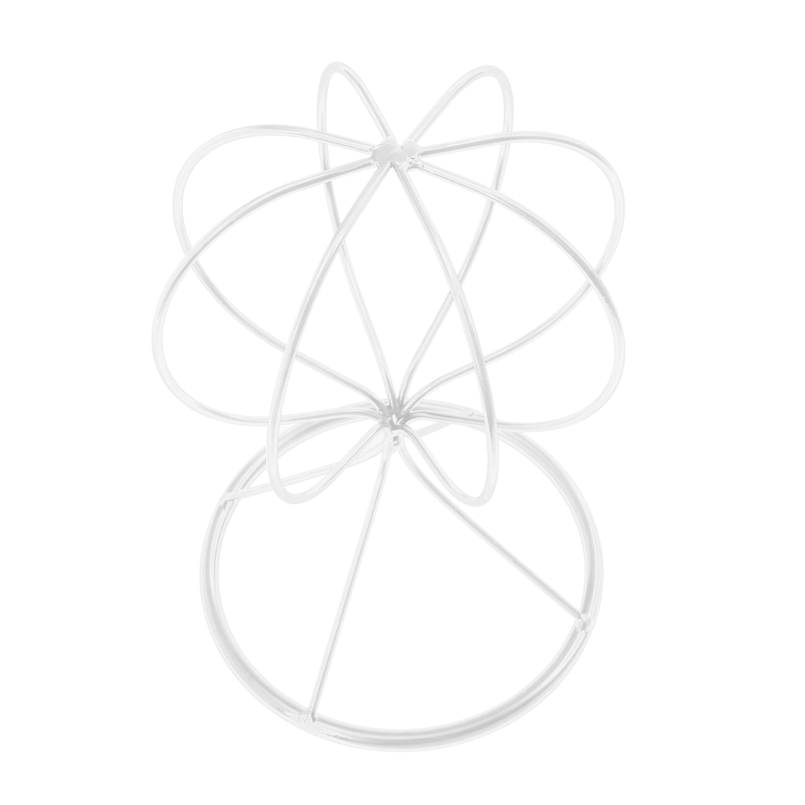 Wrought Iron Hat Rack Desktop Stand Monitor Stands Travel Child White ...