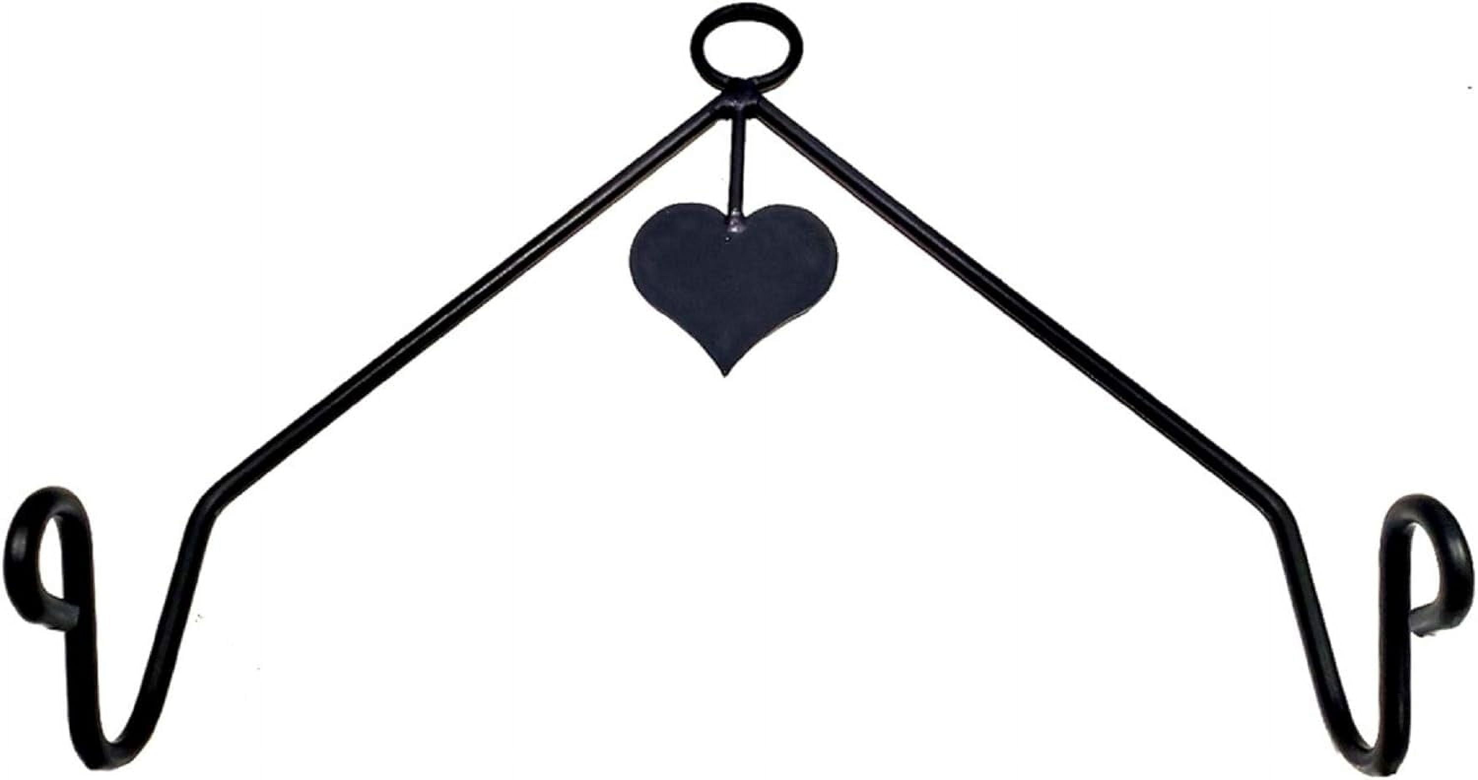 Wrought Iron Heart Rolling Pin Holder - Hand Made By Amish - Walmart.com