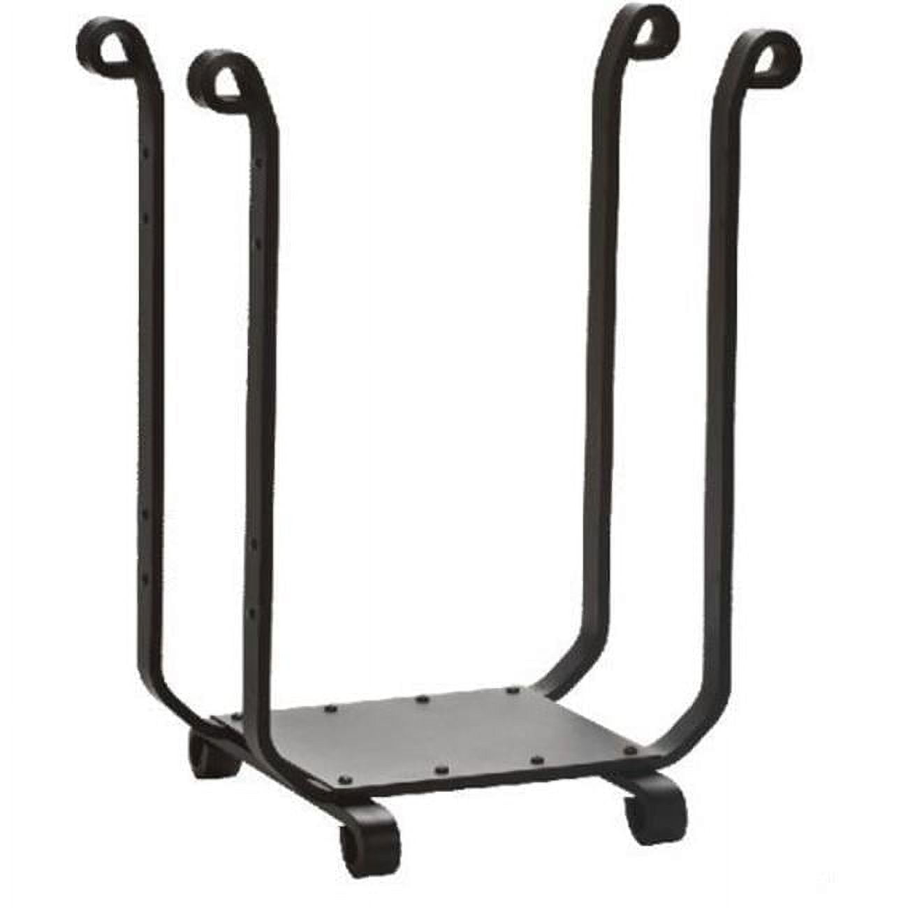 Wrought Iron Log Rack, Black - Walmart.com