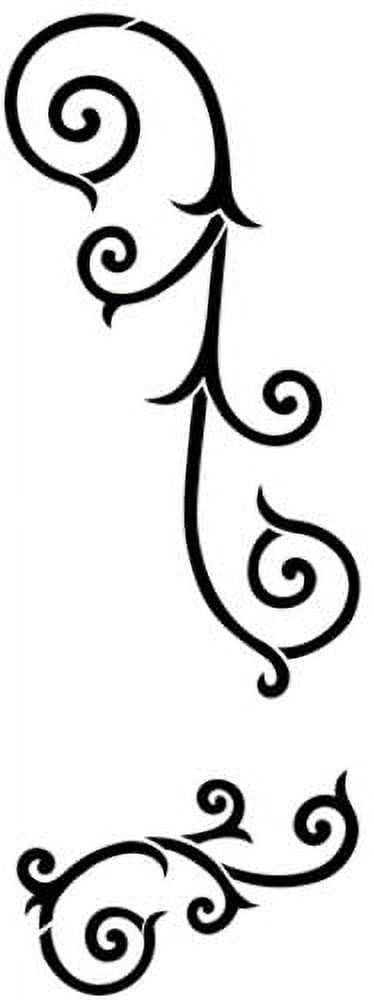Wrought Iron Scroll Wall Stencil SKU #2885 by Designer Stencils ...