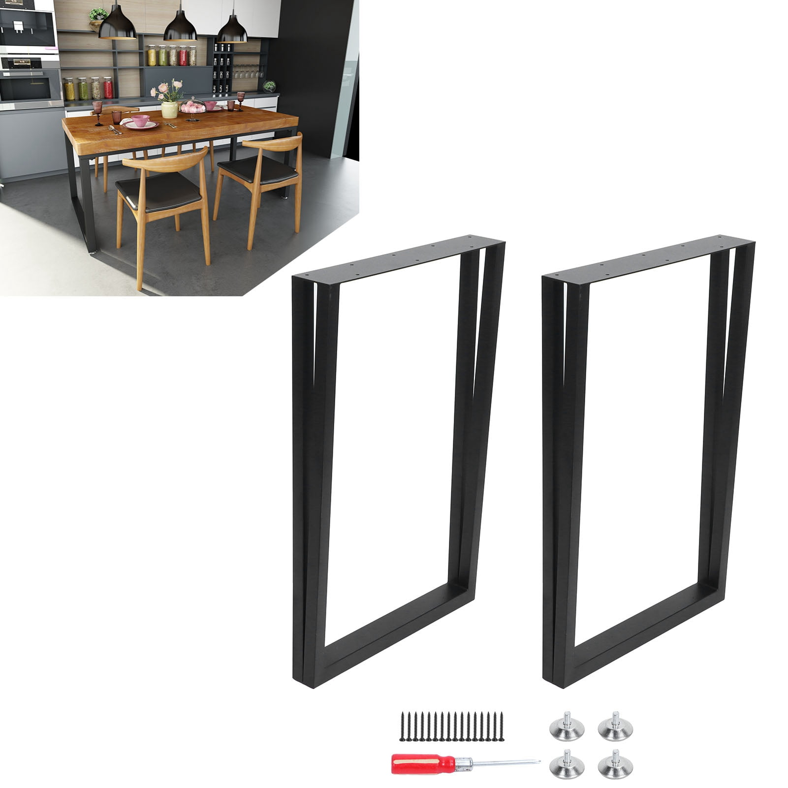Wrought Iron Table Leg Modern Desk Legs for Dining Furniture Coffee ...