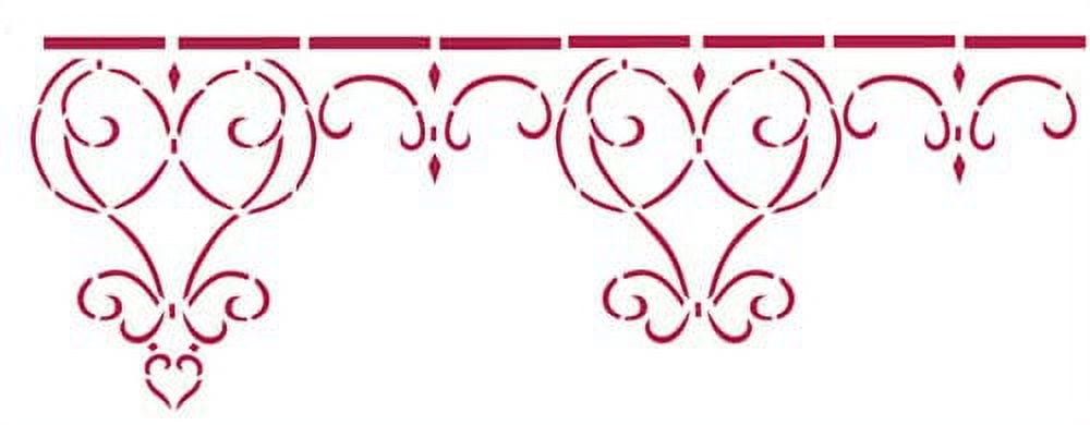 Wrought Iron Wall Stencil SKU #269 by Designer Stencils - Walmart.com