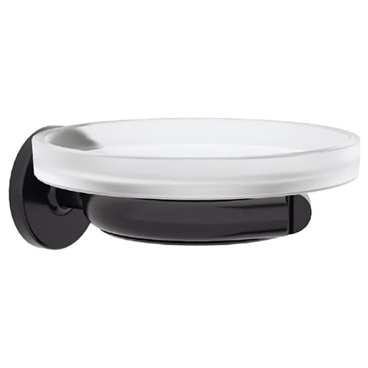 Ws Bath Collections Sbeca 61102 Sbeca Wall Mounted Soap Dish - Black ...