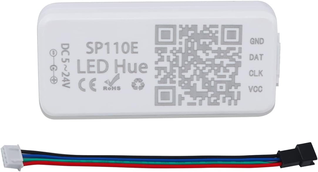 Ws2811 Controller, SP110e Addressable LED Bluetooth Ws2812b Controller 5V-24V, iOS/Android App ...