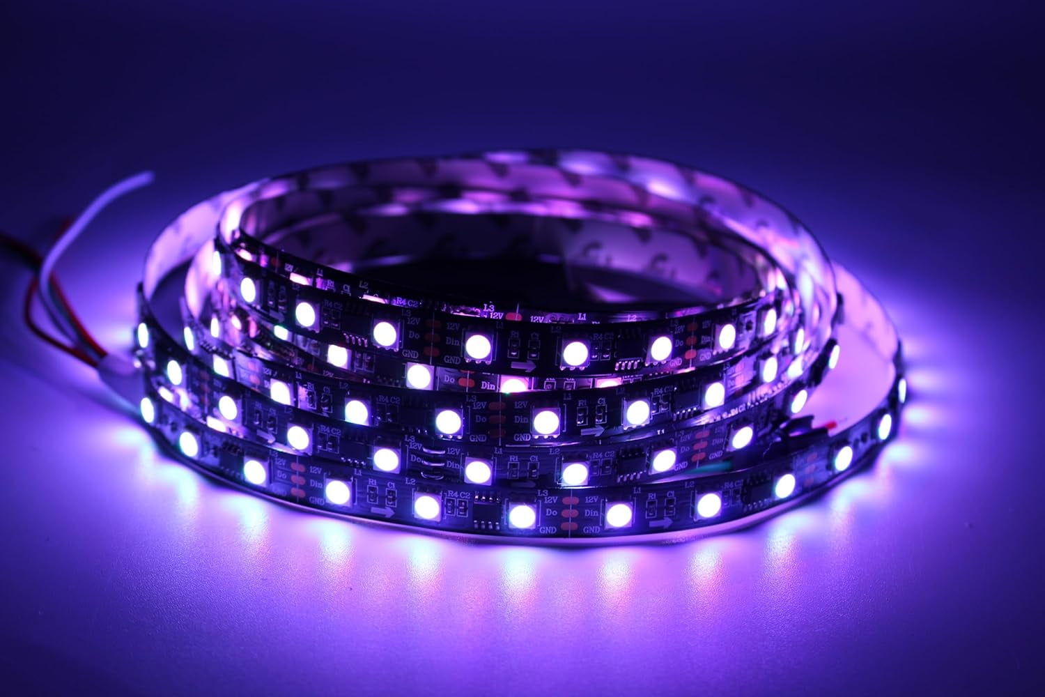 Ws2811 Ic Rgb Ic Addressable Dream Color Pixels Led Strip Tape ...