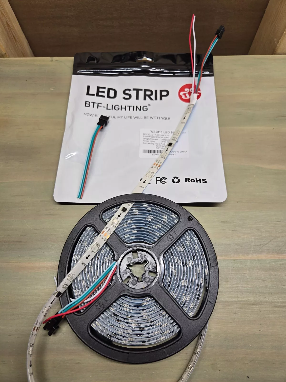 Ws2811 Led Strip Lights 5M (16.4Ft) 5050 Rgb 150Led Strip Light 12V ...