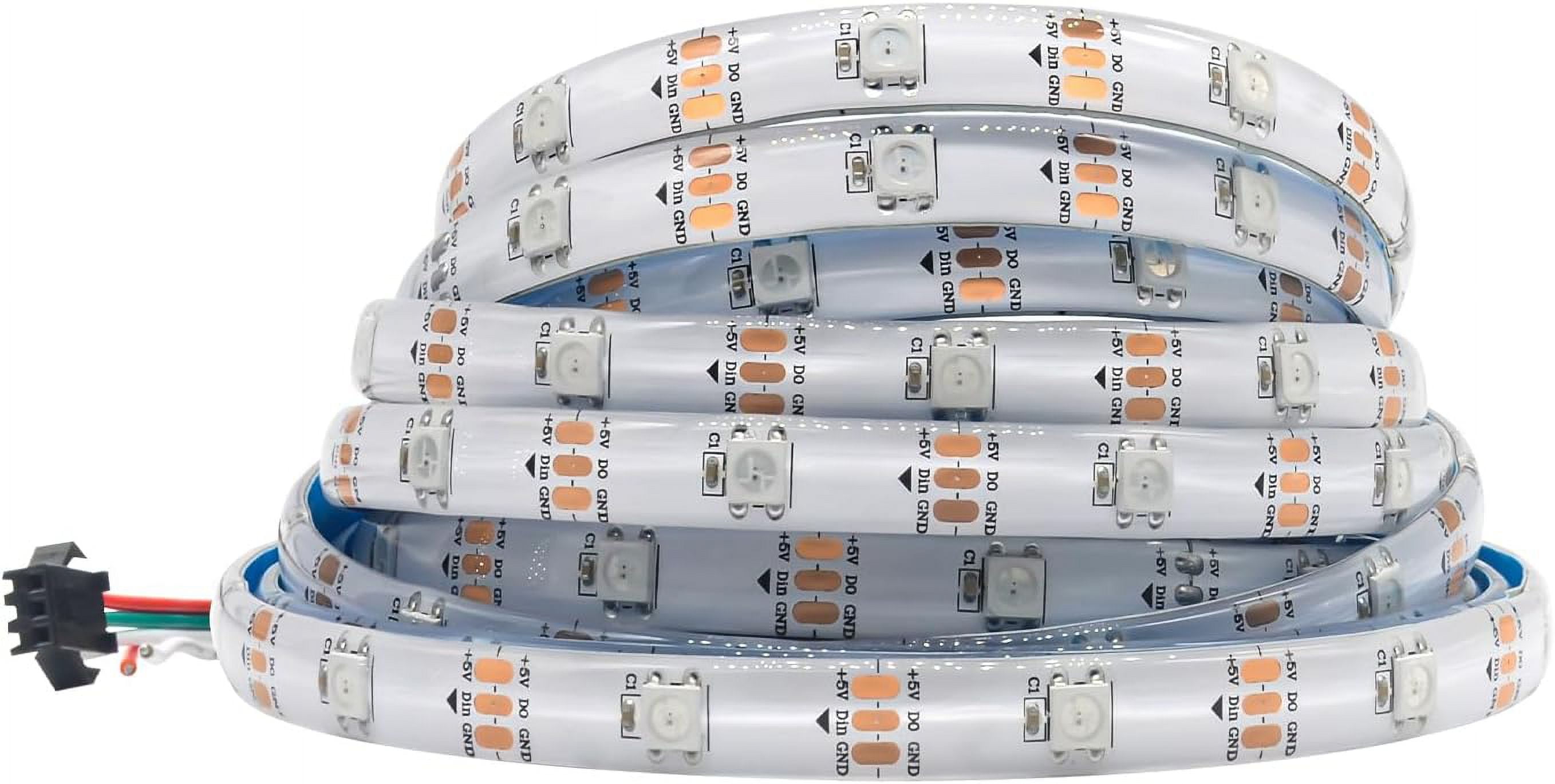 Ws2812B Magicrgb Led Strip - 16.4Ft 150 Leds Rgb 5050Smd, Addressable ...