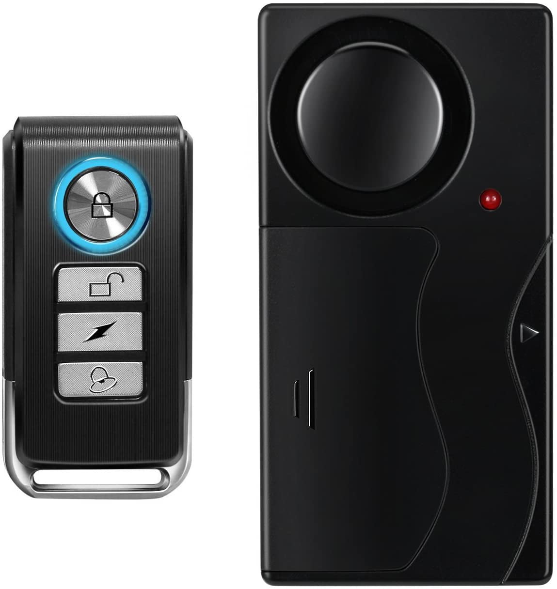 Wsdcam Wireless Vibration Alarm with Remote Control Anti-Theft Alarm ...