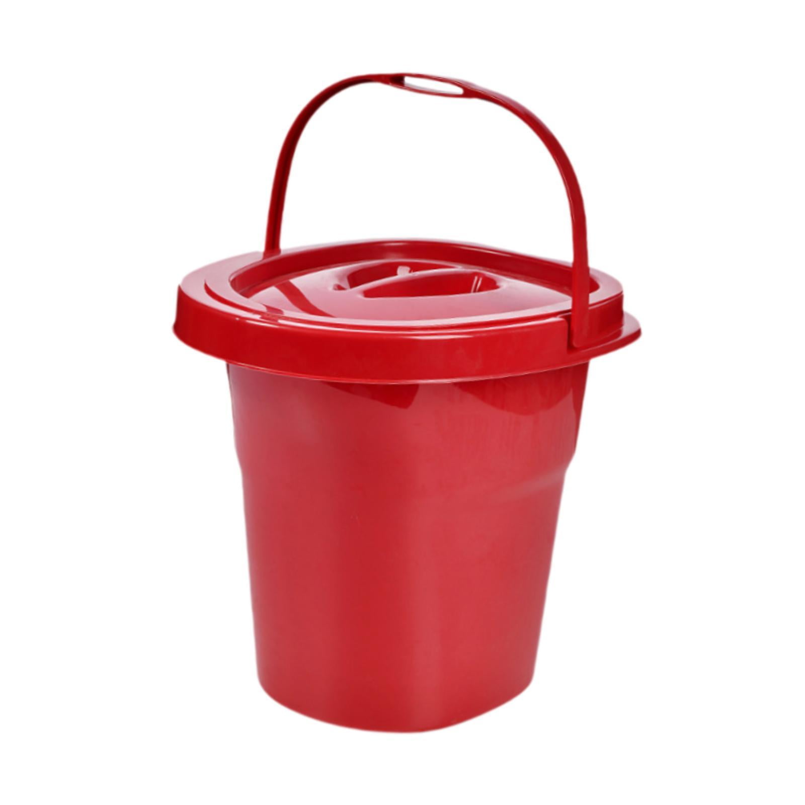 Wswqop Portable Toilet Spittoons with Handle and Lid Sturdy Convenient ...
