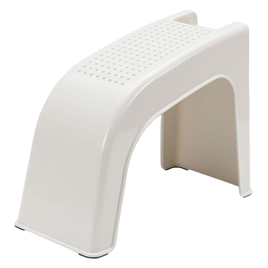 Wswqop Shower Foot Rest Stand, Plastic Footrest, Shower Foot Stool, for ...