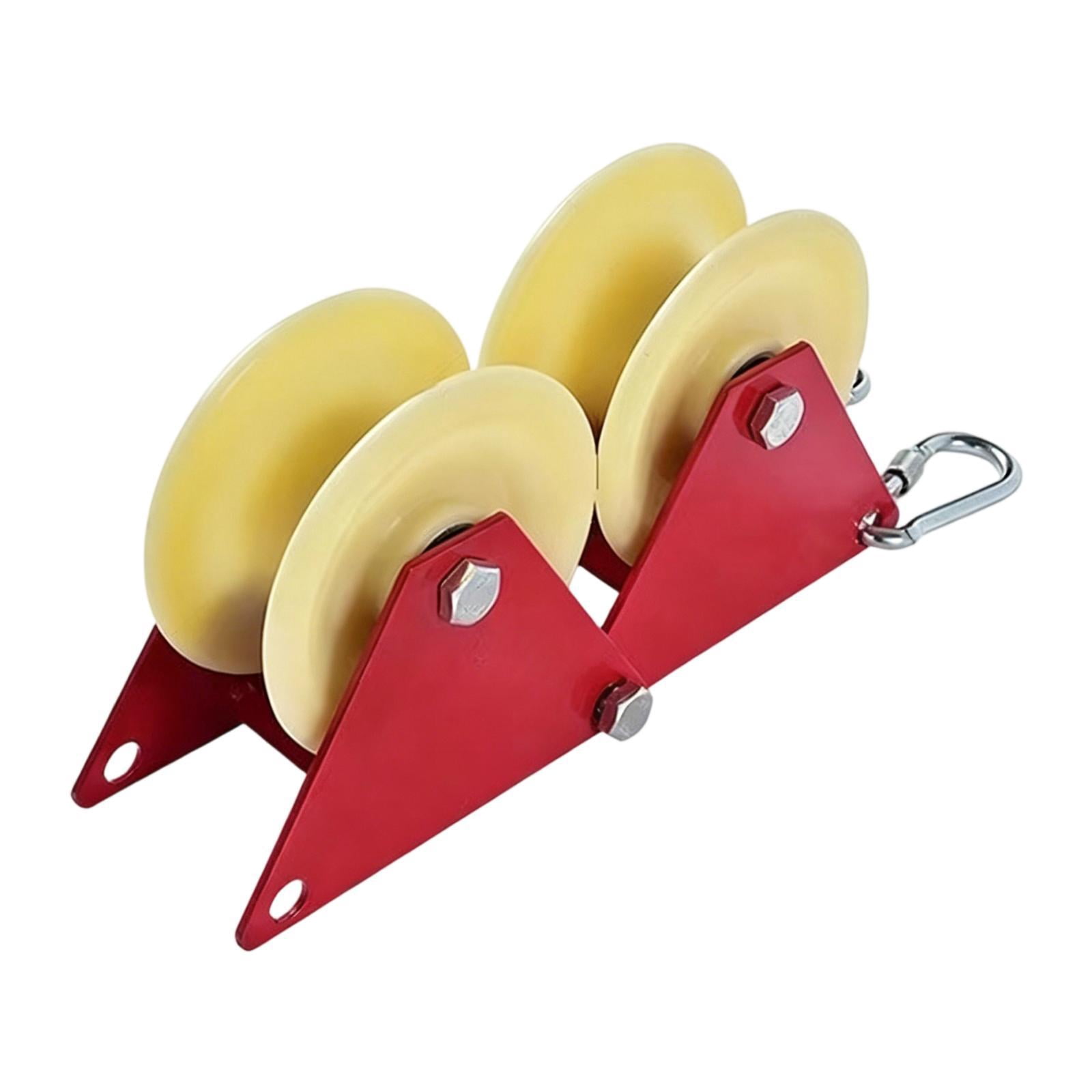 Wswqop Work Rope Corner Pulley Rope Block Attachment Sturdy Metal ...