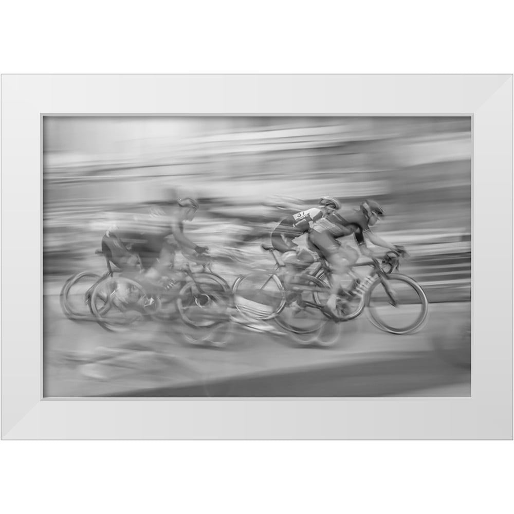 Wu, Steven 14x11 White Modern Wood Framed Museum Art Print Titled ...