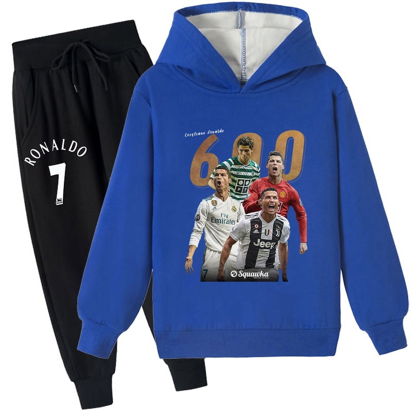WuHakBackpack Cristiano Ronaldo Hoodie Set for Boys and Girls - Walmart.com