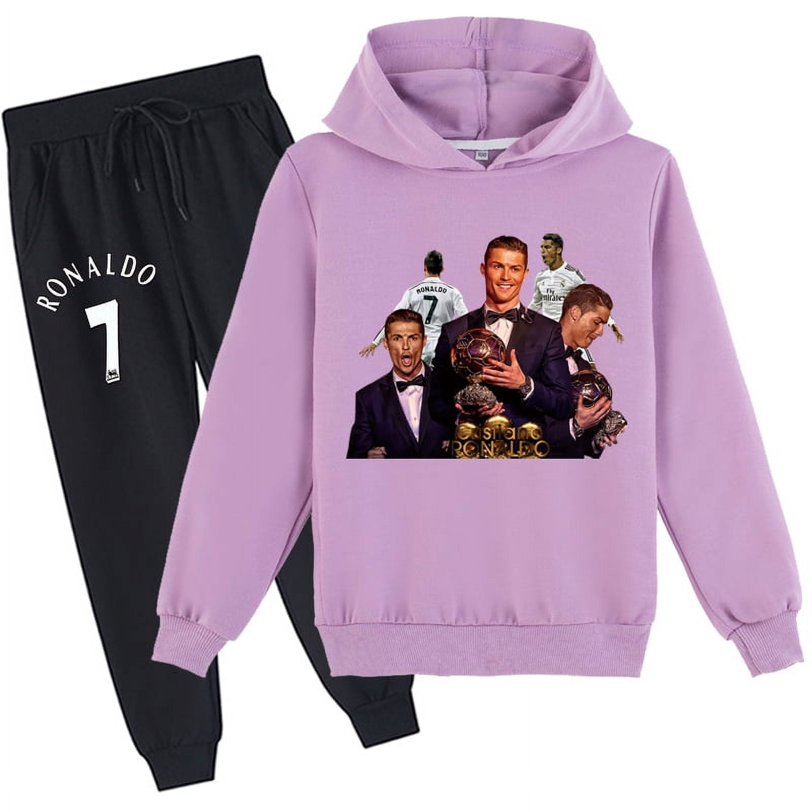 WuHakBackpack Cristiano Ronaldo Hoodie Set for Boys and Girls - Walmart.com