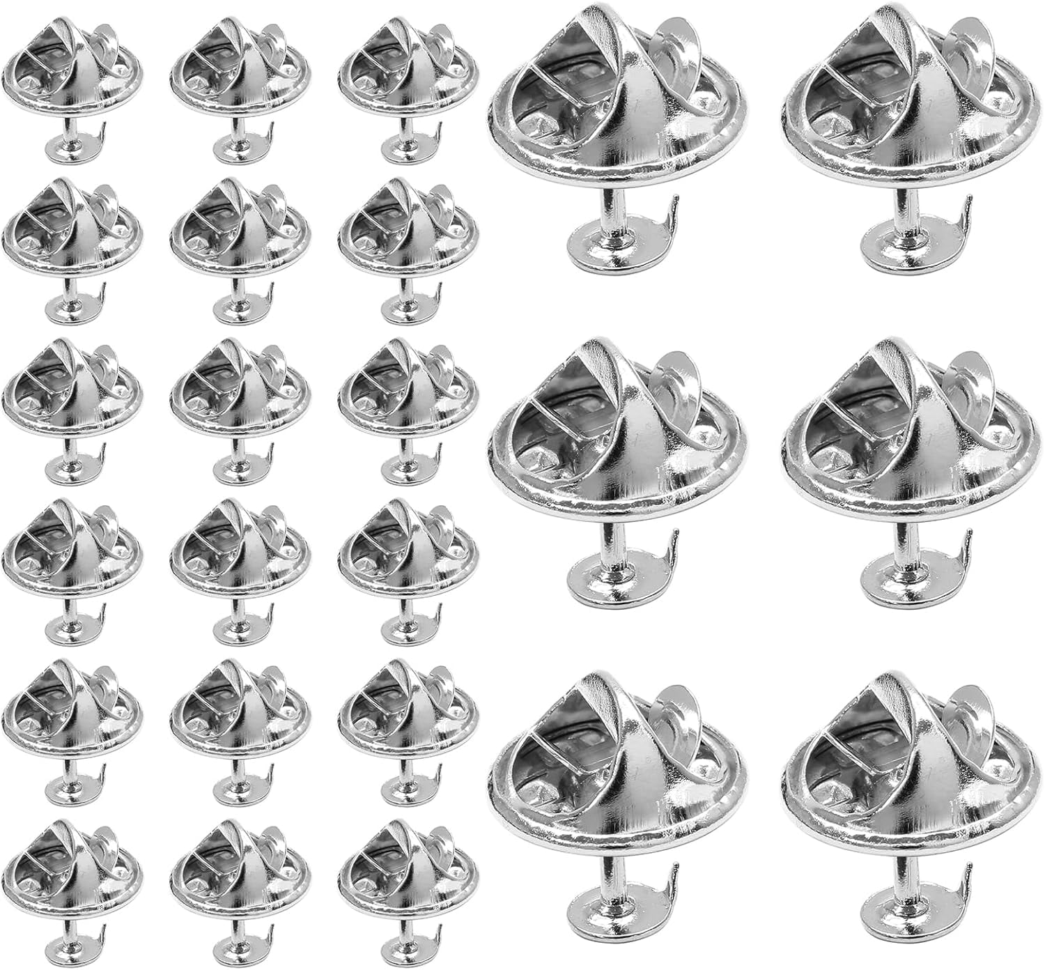 WuKongZK Elegant 120Pack Butterfly Clutch Tie Brad Pin Back Replacement ...