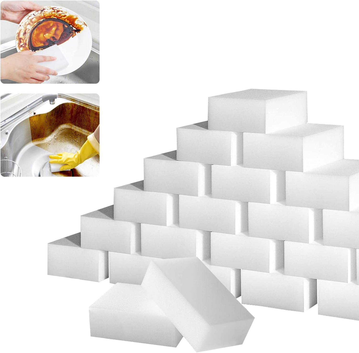 WuKongZK Elegant Decontamination Nano Sponges Magical Cleaning Sponges ...