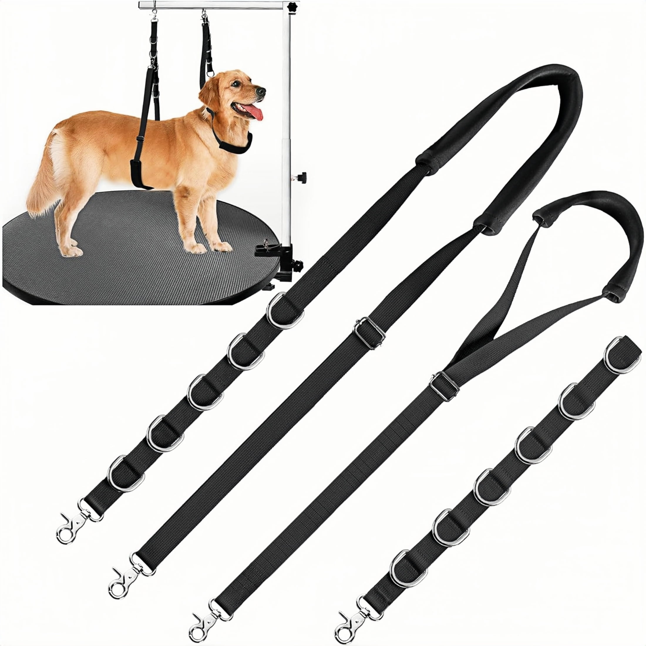 WuPing Pet Grooming Belly Strap - Dog Grooming Table Arm Extension Ring ...