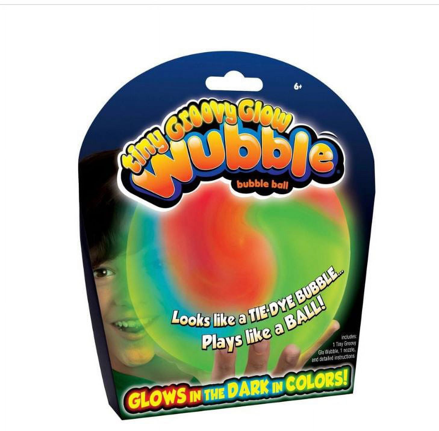 Wubble Tiny Groovy Glo Wubble Bubble Ball