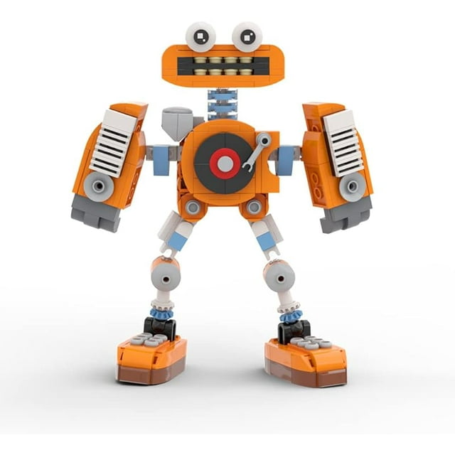 Wubbox Monster Building Blocks Set, Orange Singng Monster Action Figure ...