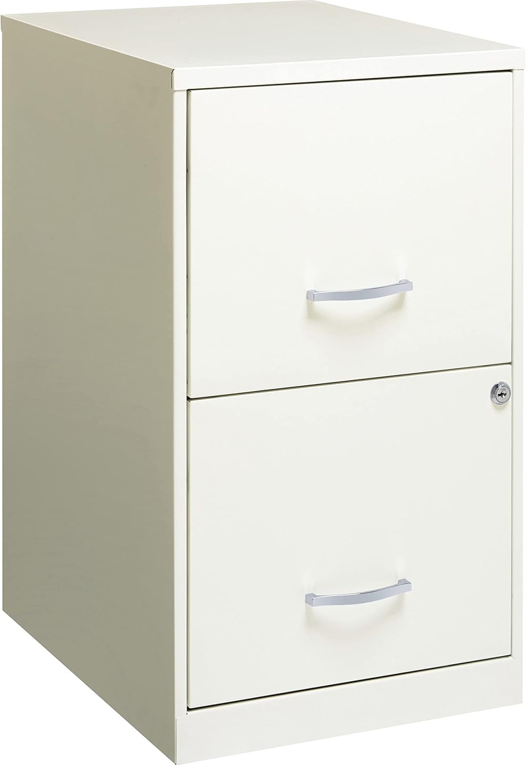 Wubio 2 Drawer Locking Filing Cabinet Pre-Assembled Steel Construction ...