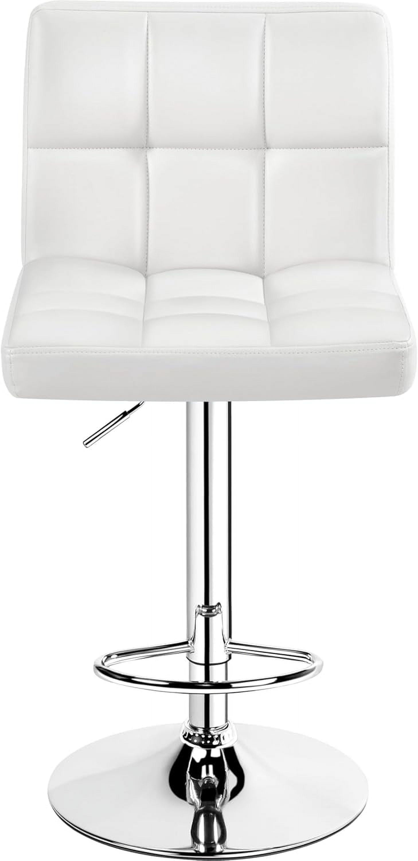 Wubio Barstools, Adjustable Modern Bar Chairs with Back, Counter Height ...