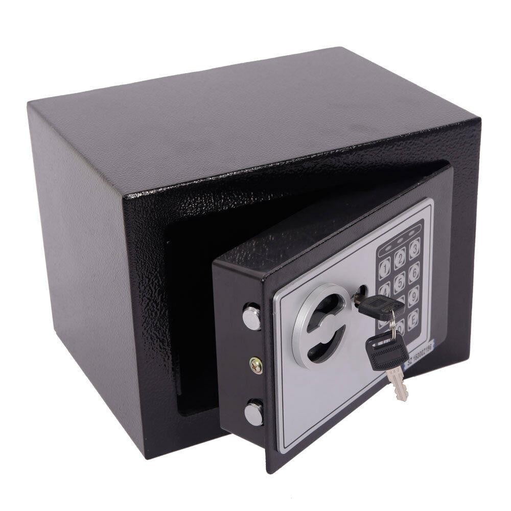 Wubio Safe Digital Electronic Key Pad Lock Cash Box Home Security Heavy ...