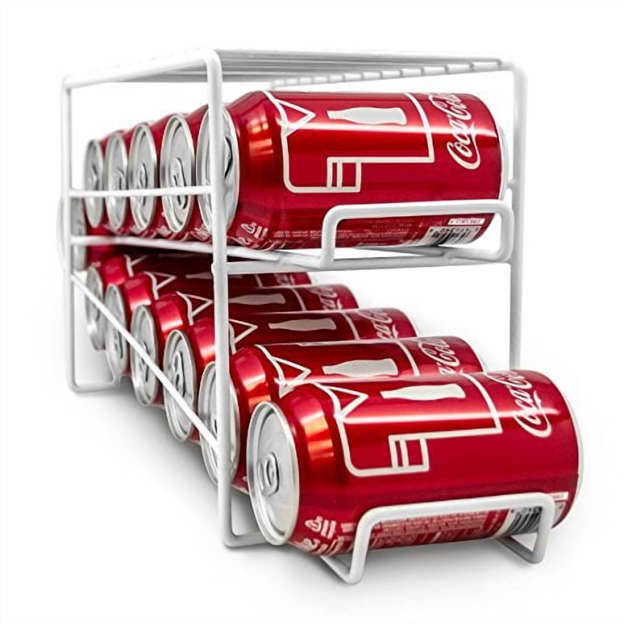 Wubio Soda Can Rack Beverage Dispenser - Holds 12 Standard Size 12oz ...