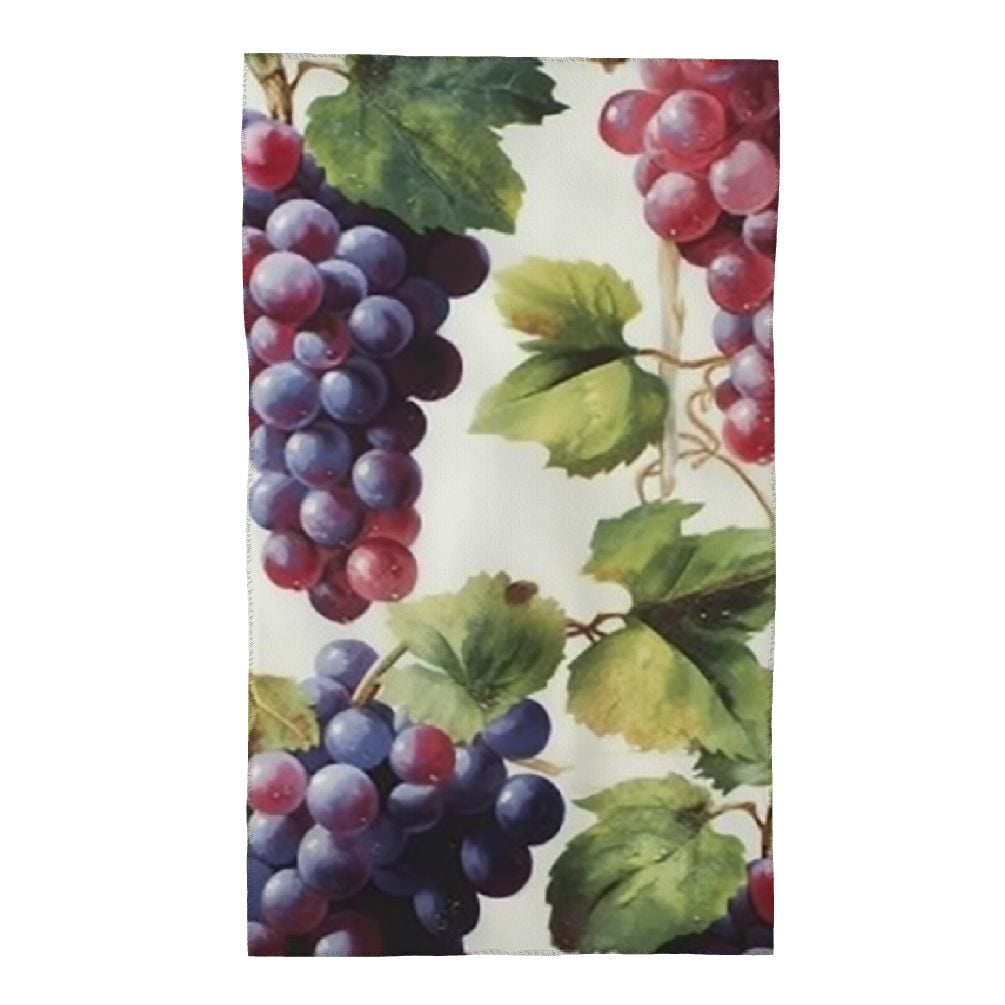 Wuche Grapes Kitchen Towels for Bathroom Hotel Gym and Spa, Soft and ...