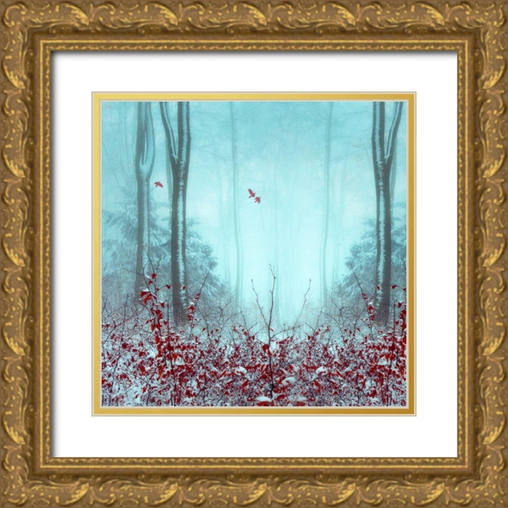 Wuestenhagen, Dirk 26x26 Gold Ornate Wood Framed with Double Matting ...