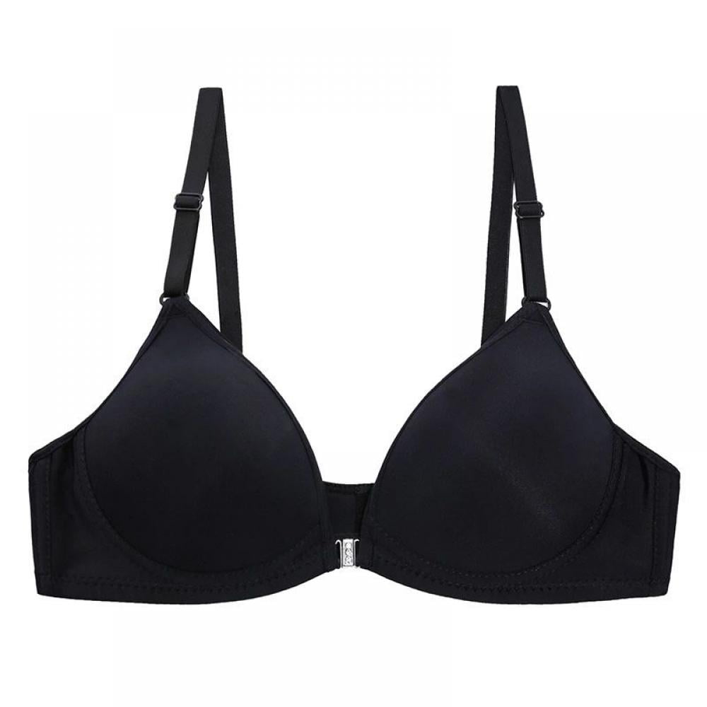 Wuffmeow Push Up Bra For Women Sexy Wire Free Bralette Padded Solid
