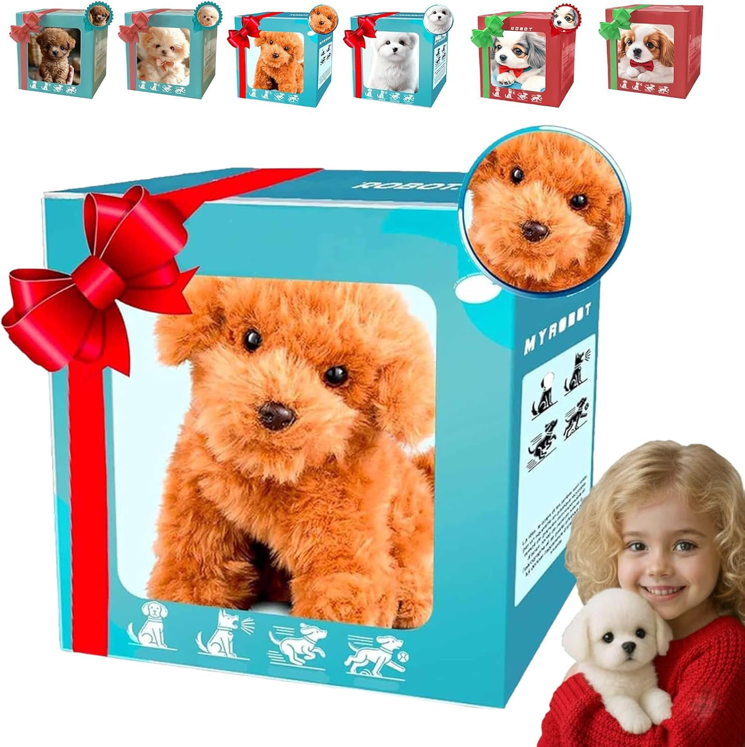 Wuffy Robot Dog, 2026 Upgrade Realistic Robot Puppy, Realistic Pet Toy ...