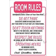 Funny Metal Unicorn Parking Only Sign Rainbow Kids Room Door Girls ...