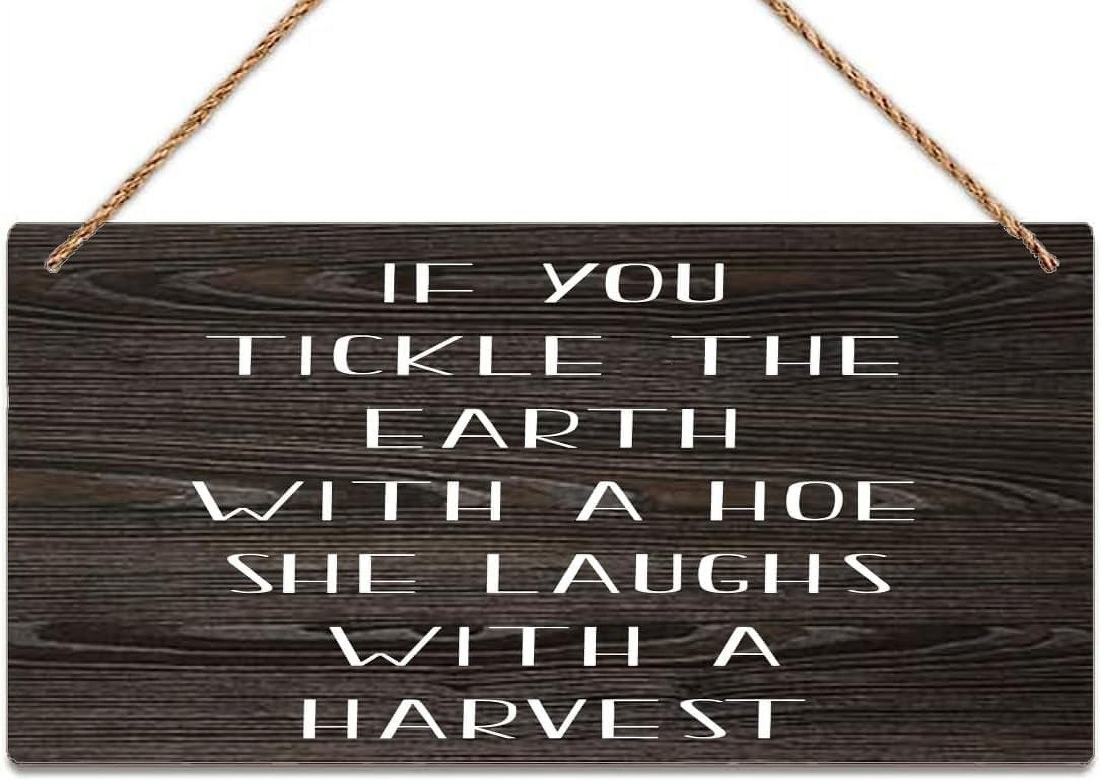 Wuhaoniu Sign Wall Art Definition Wood Plaque Farmer Sign Farming Gift ...