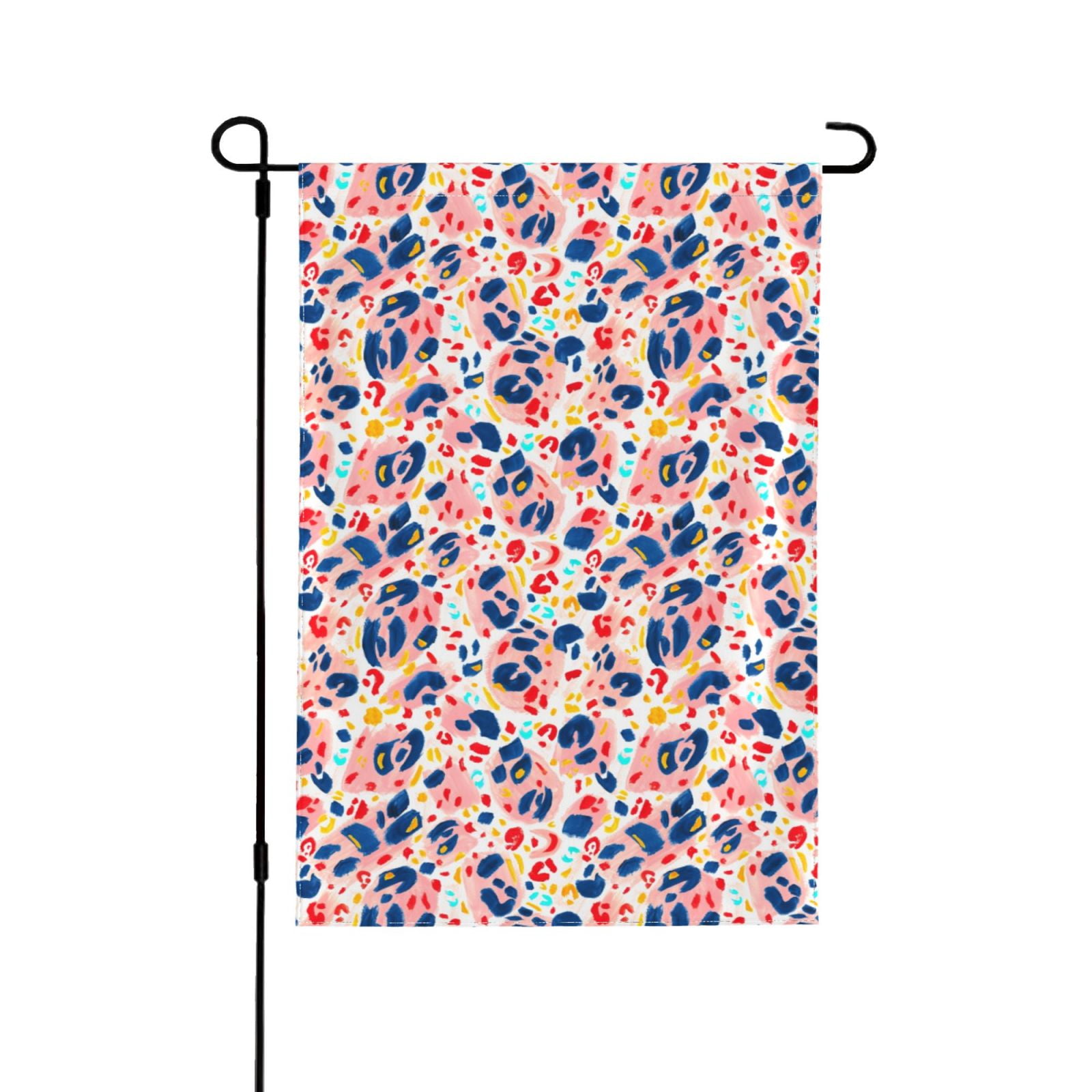 Wukai Abstract Leopard Print Garden Flags Double Sided Welcome Garden ...