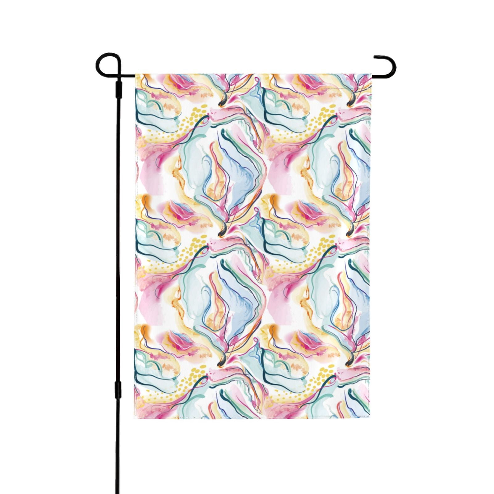 Wukai Abstract Marble Texture Garden Flags Double Sided Welcome Garden ...