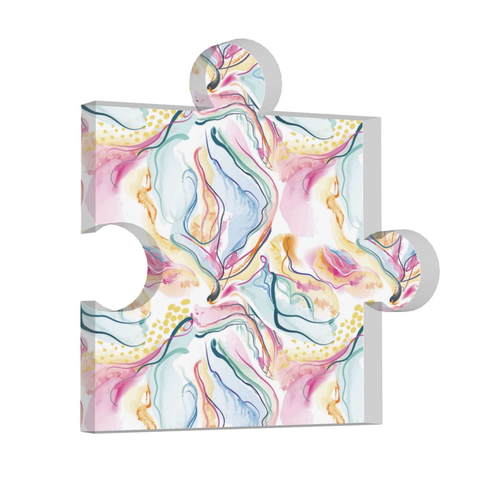 Wukai Abstract Marble Texture Print Elegant Acrylic Gift Decorations ...