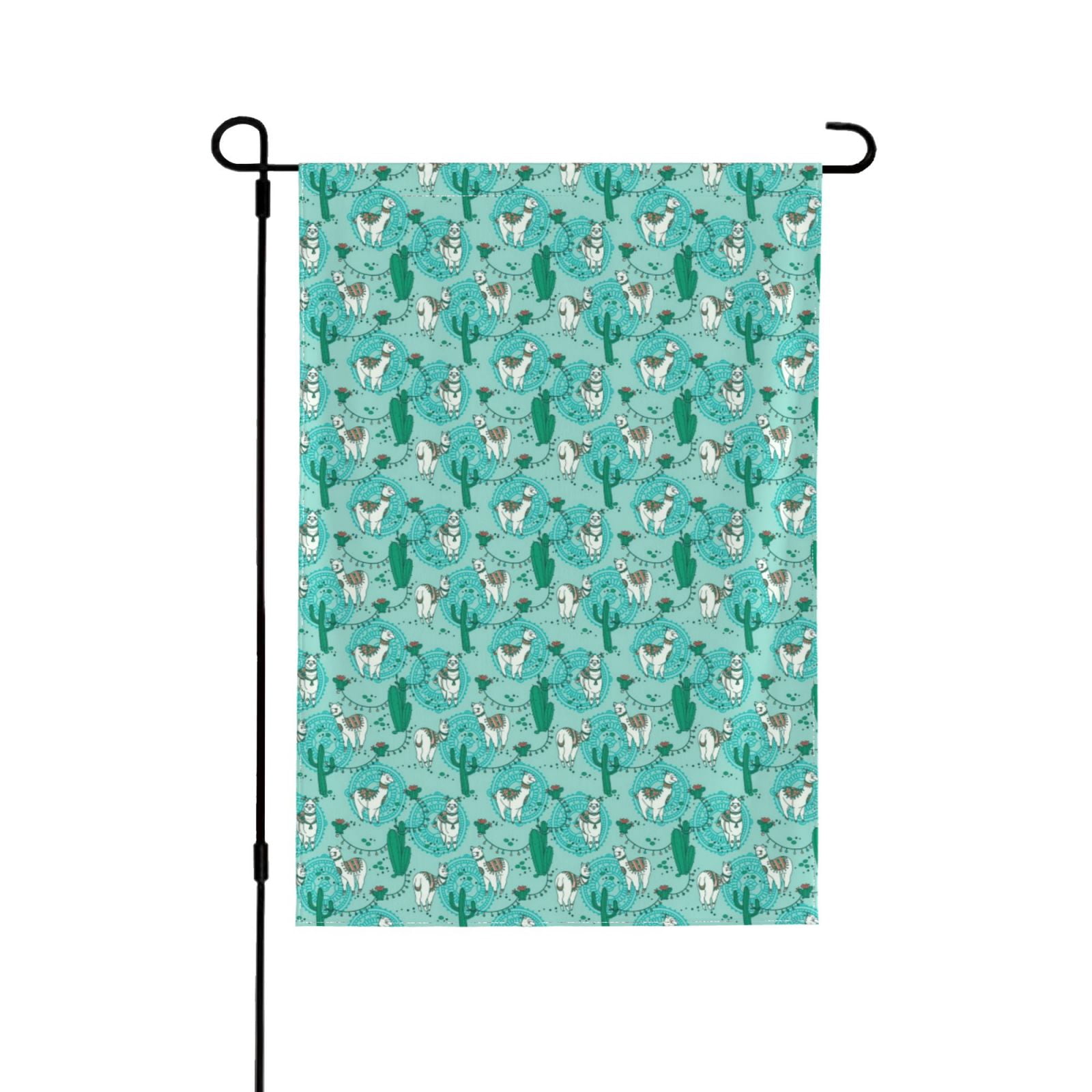 Wukai Alapaca in Boho Garden Flags Double Sided Welcome Garden Yard ...