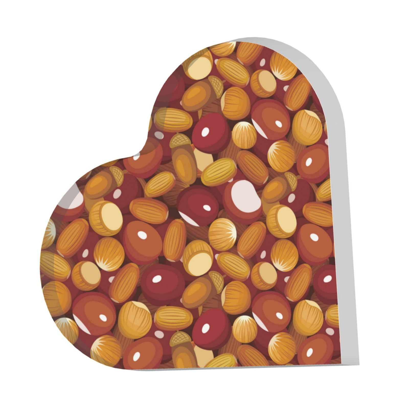 Wukai Almond Nuts Print Elegant Acrylic Gift Decorations Perfect for ...