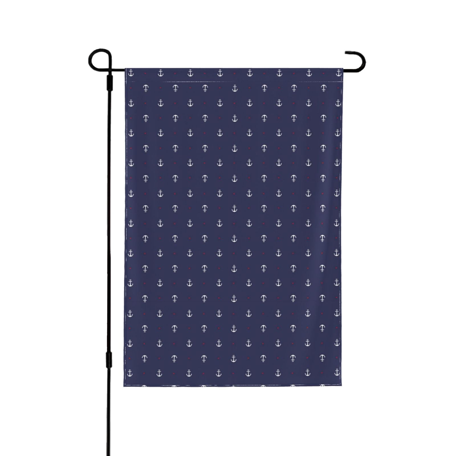 Wukai Anchors Heart Blue Garden Flags Double Sided Welcome Garden Yard ...