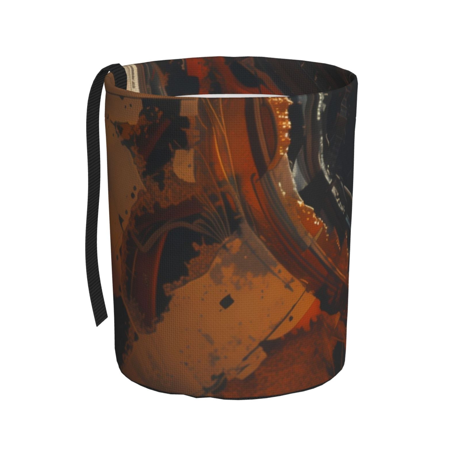 Wukai Astronaut Exploring Mars Print Car Trash Can - Easy to Clean ...