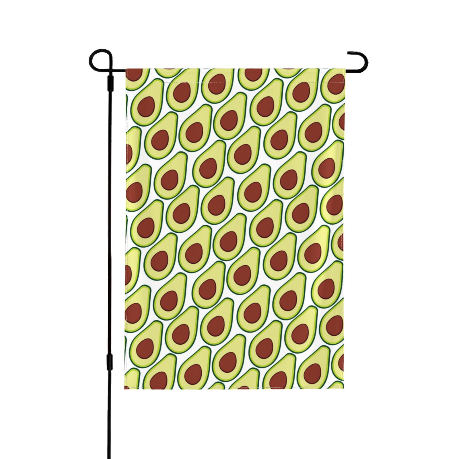 Wukai Avocado Garden Flags Double Sided Welcome Garden Yard House Flags ...
