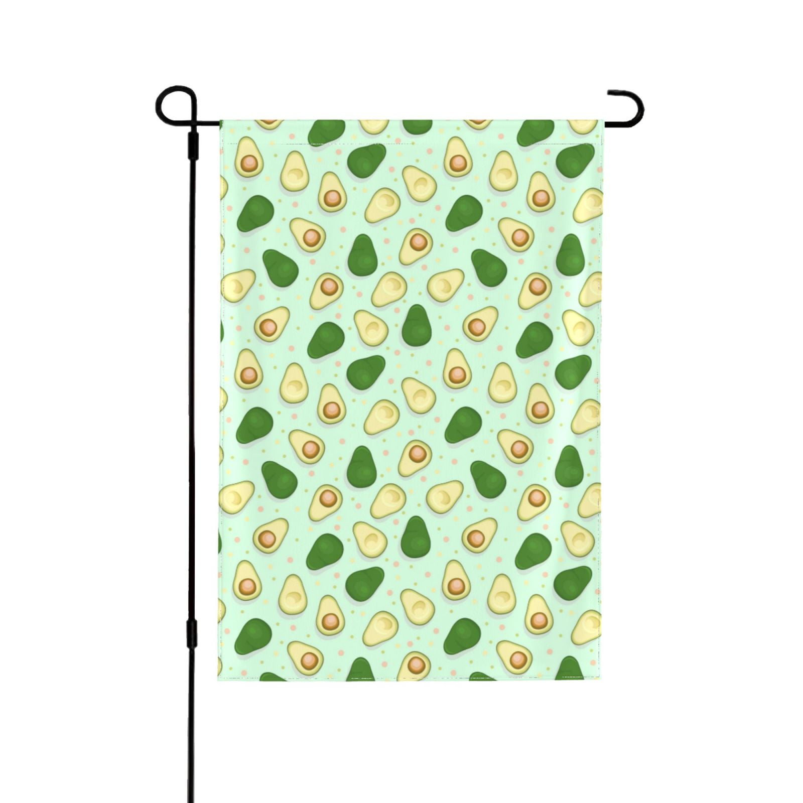 Wukai Avocado Garden Flags Double Sided Welcome Garden Yard House Flags ...