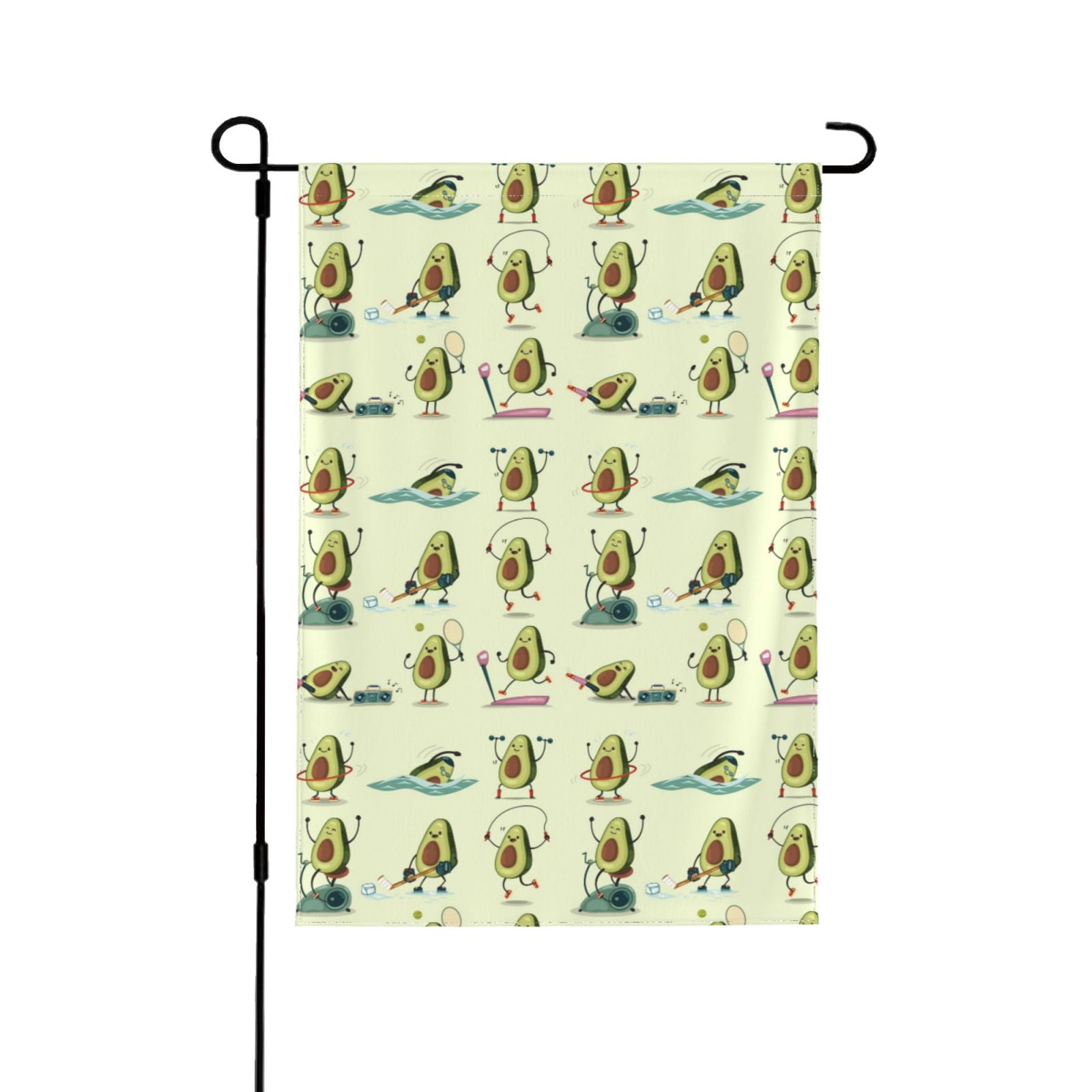 Wukai Avocado for Exercise Garden Flags Double Sided Welcome Garden ...