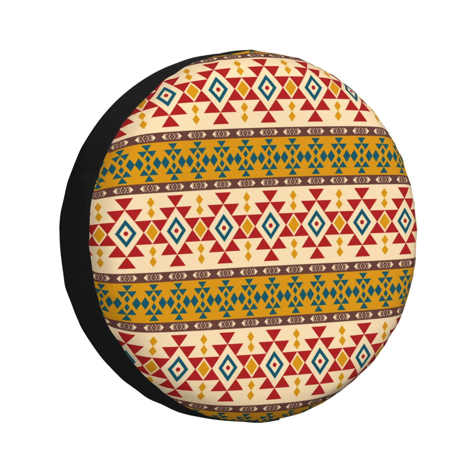 Wukai Aztec Print Spare Tire Cover for RV Trailer,Waterproof PVC Faux ...