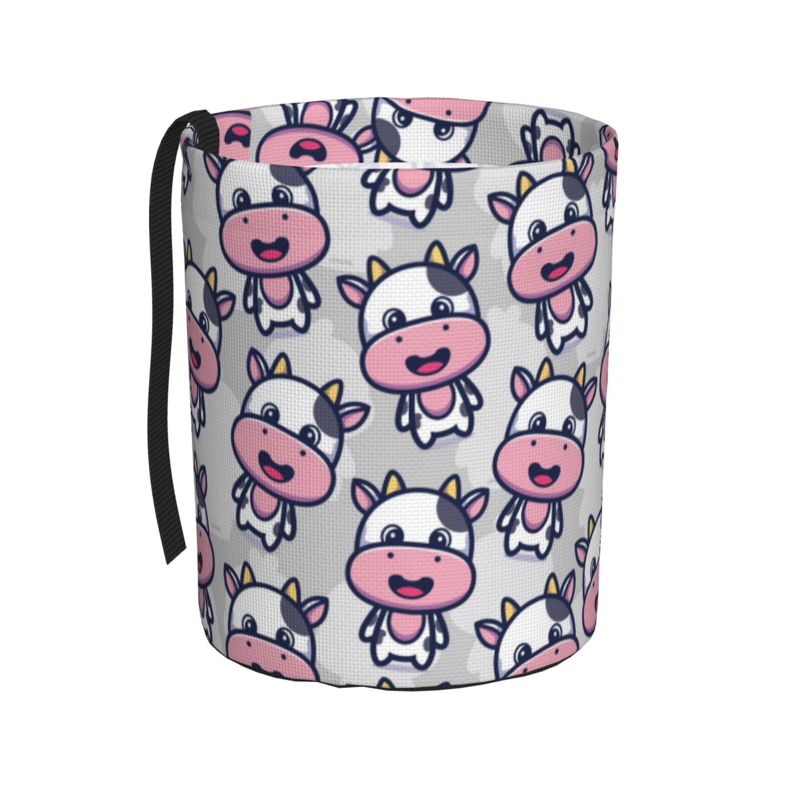 Wukai Baby Cow Print Car Trash Can - Easy to Clean Hanging Garbage Bin ...