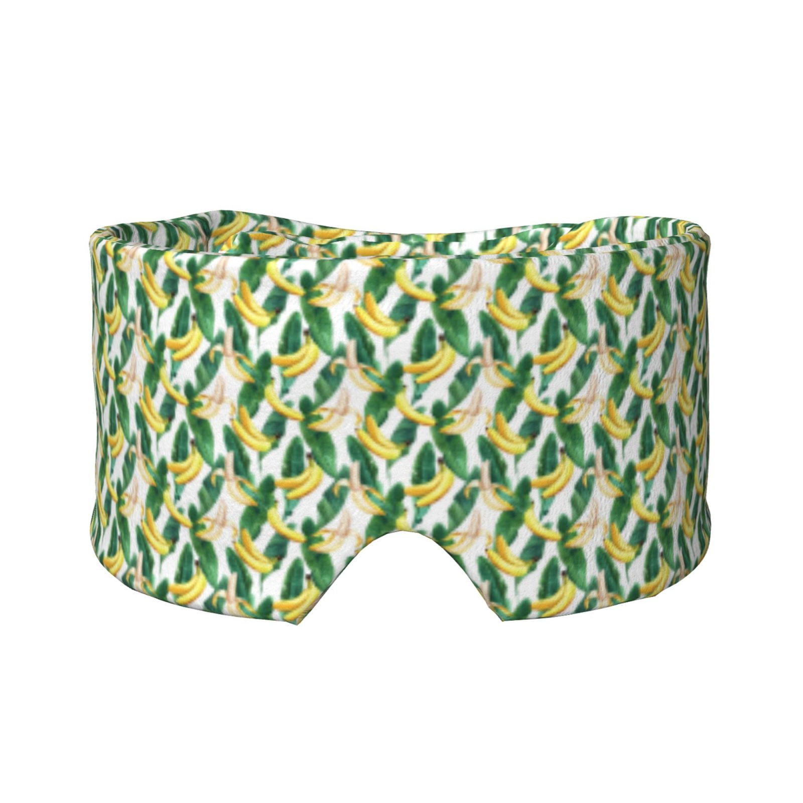 Wukai Banana Tree Leaves Print Sleep Mask - Eye Mask for Sleeping ...