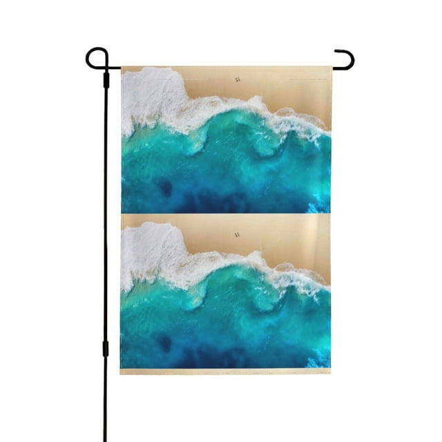 Wukai Beach Garden Flags Double Sided Welcome Garden Yard House Flags ...