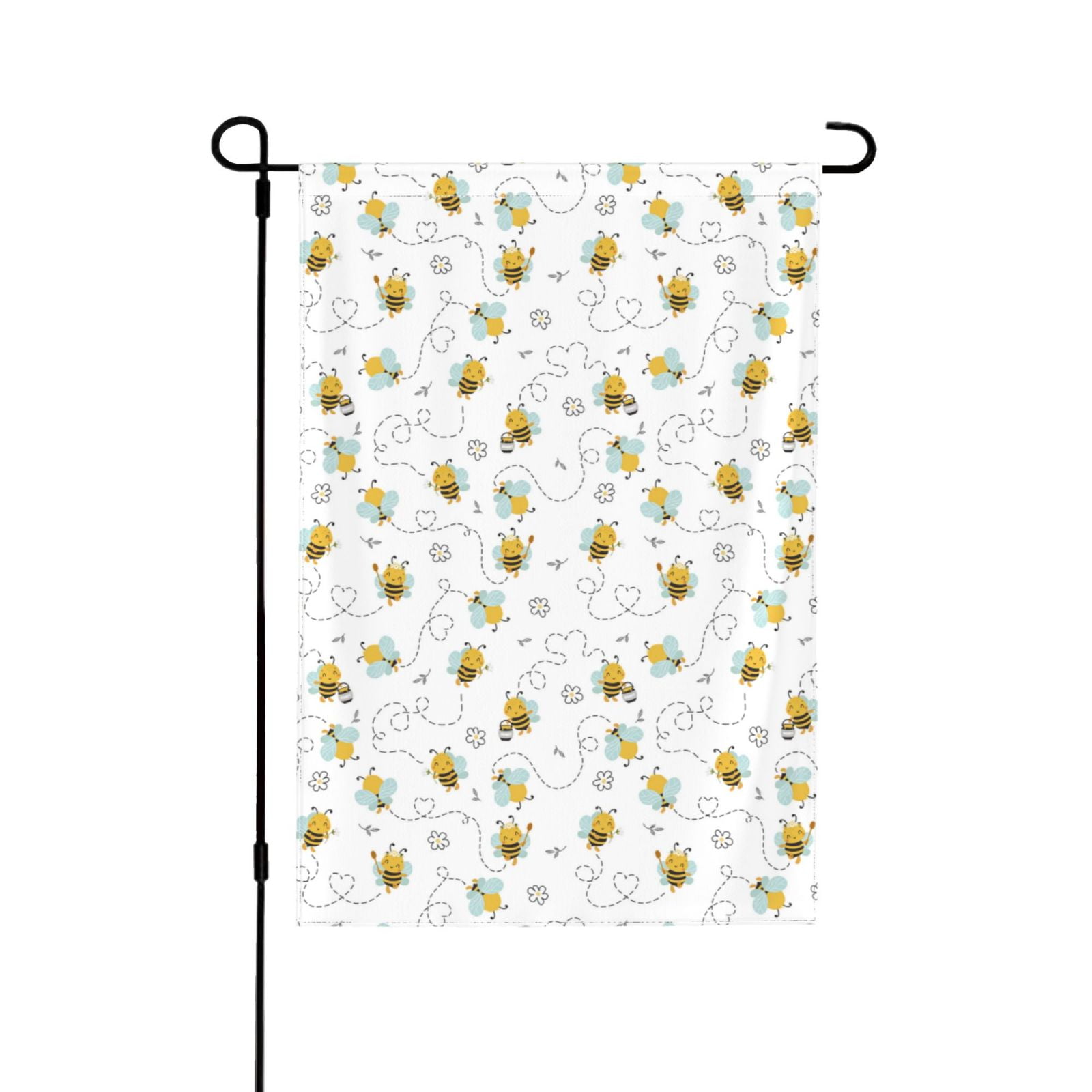 Wukai Bee Garden Flags Double Sided Welcome Garden Yard House Flags ...